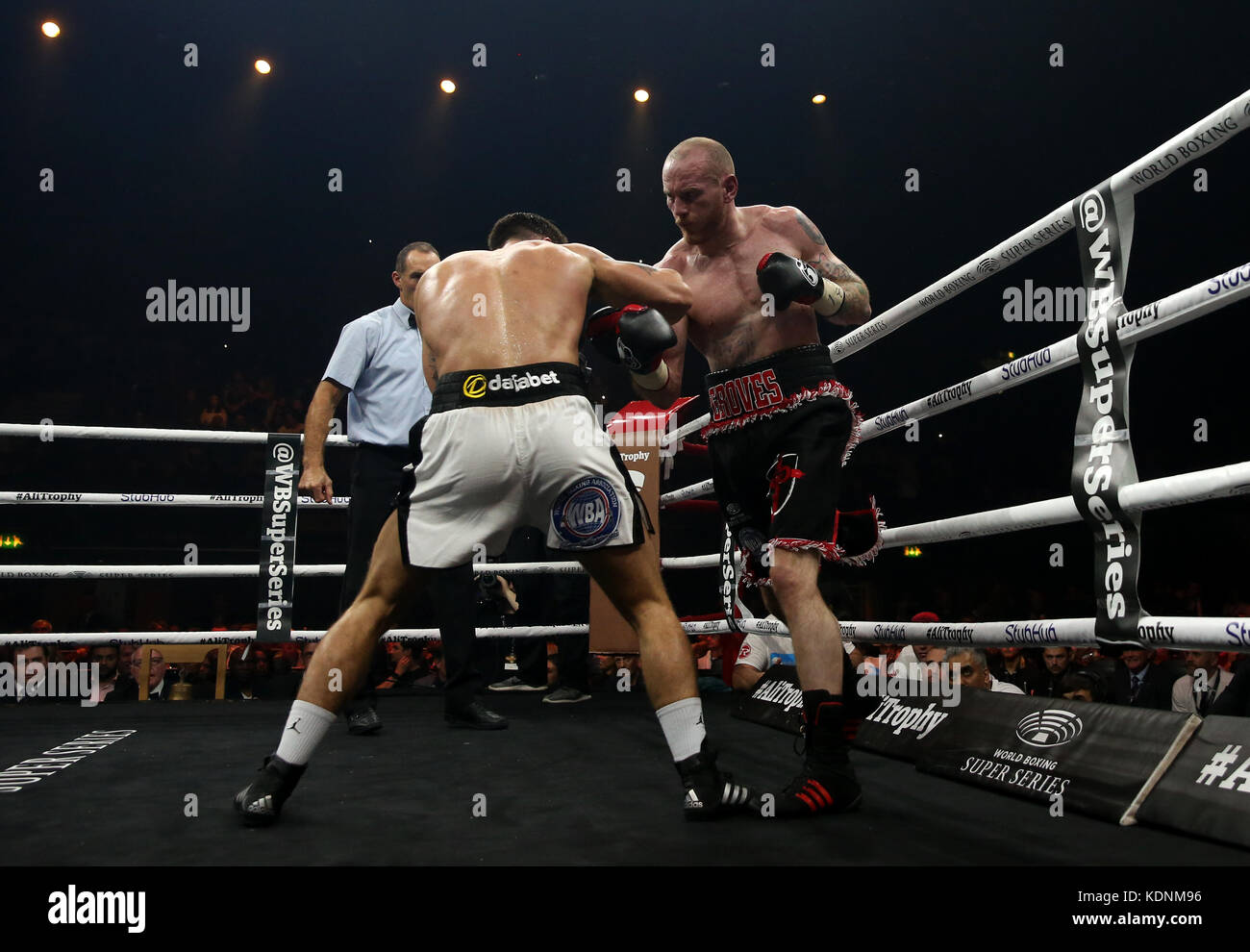 Wbss super middleweight quarter final bout wembley sse arena hi-res ...