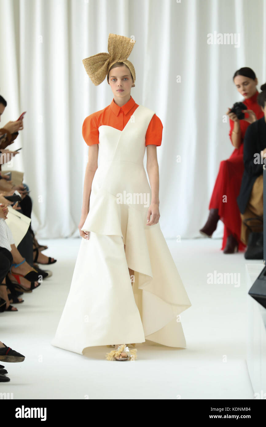 New York Fashion Week SS/18 - Delpozo - Runway Featuring: Model Where ...