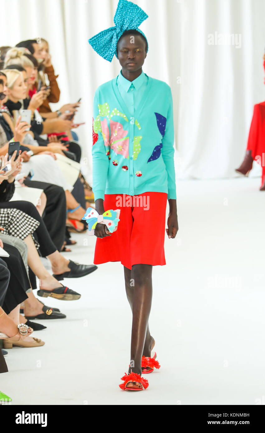 New York Fashion Week SS/18 - Delpozo - Runway Featuring: Model Where ...