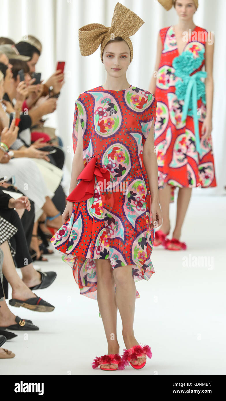 New York Fashion Week SS/18 - Delpozo - Runway Featuring: Model Where ...