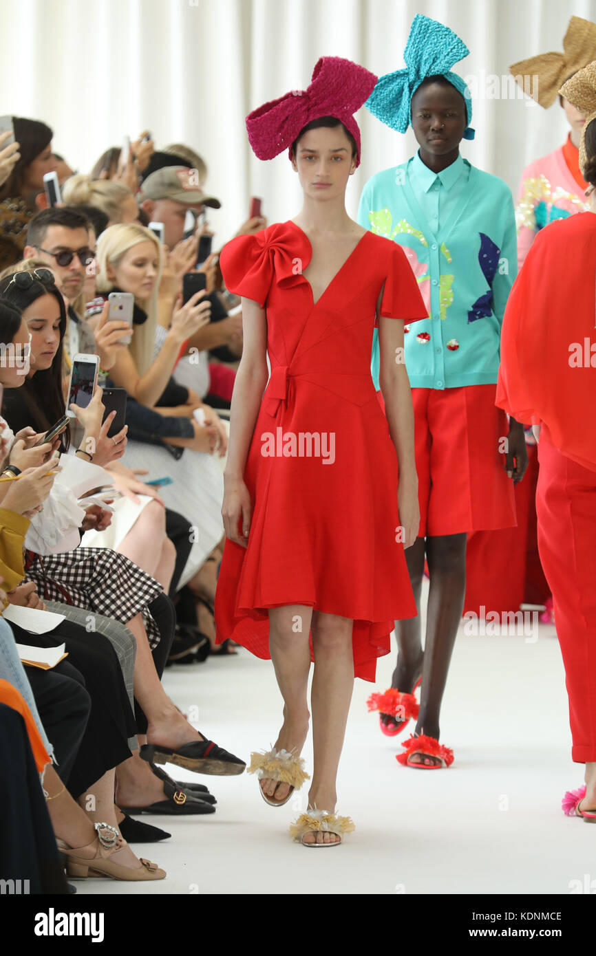 New York Fashion Week SS/18 - Delpozo - Runway Featuring: Model Where ...