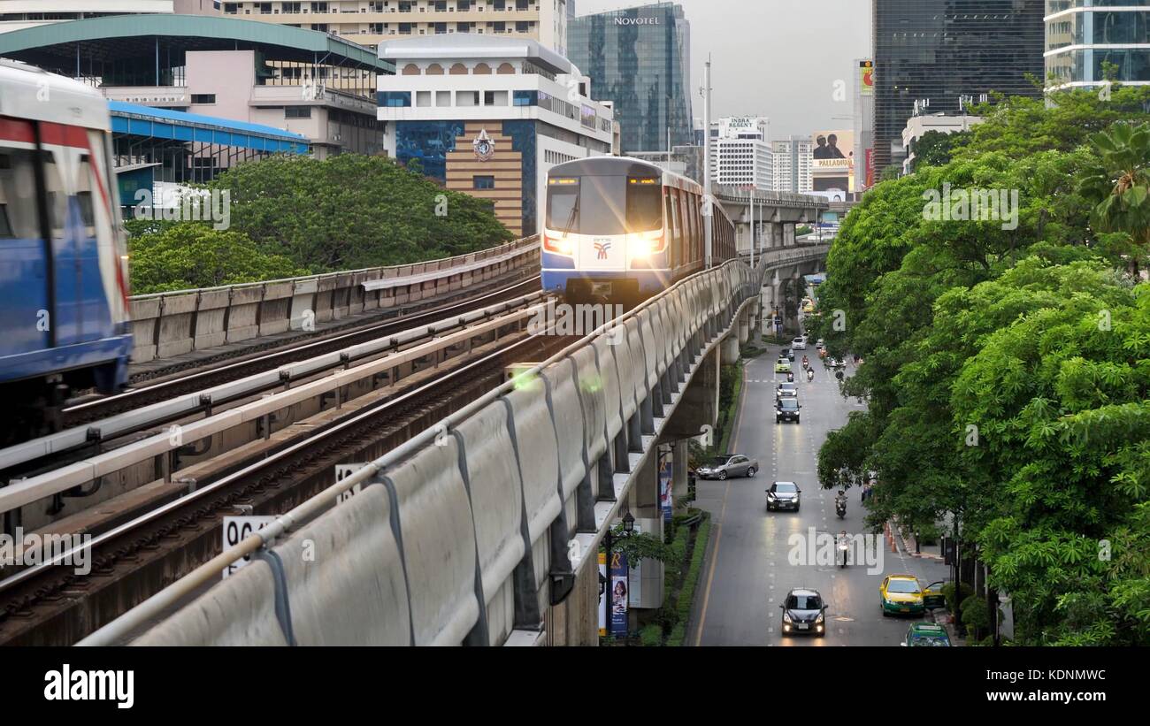 Bangkok, Thailand - June 8, 2017: The Bangkok Mass Transit System, BTS ...