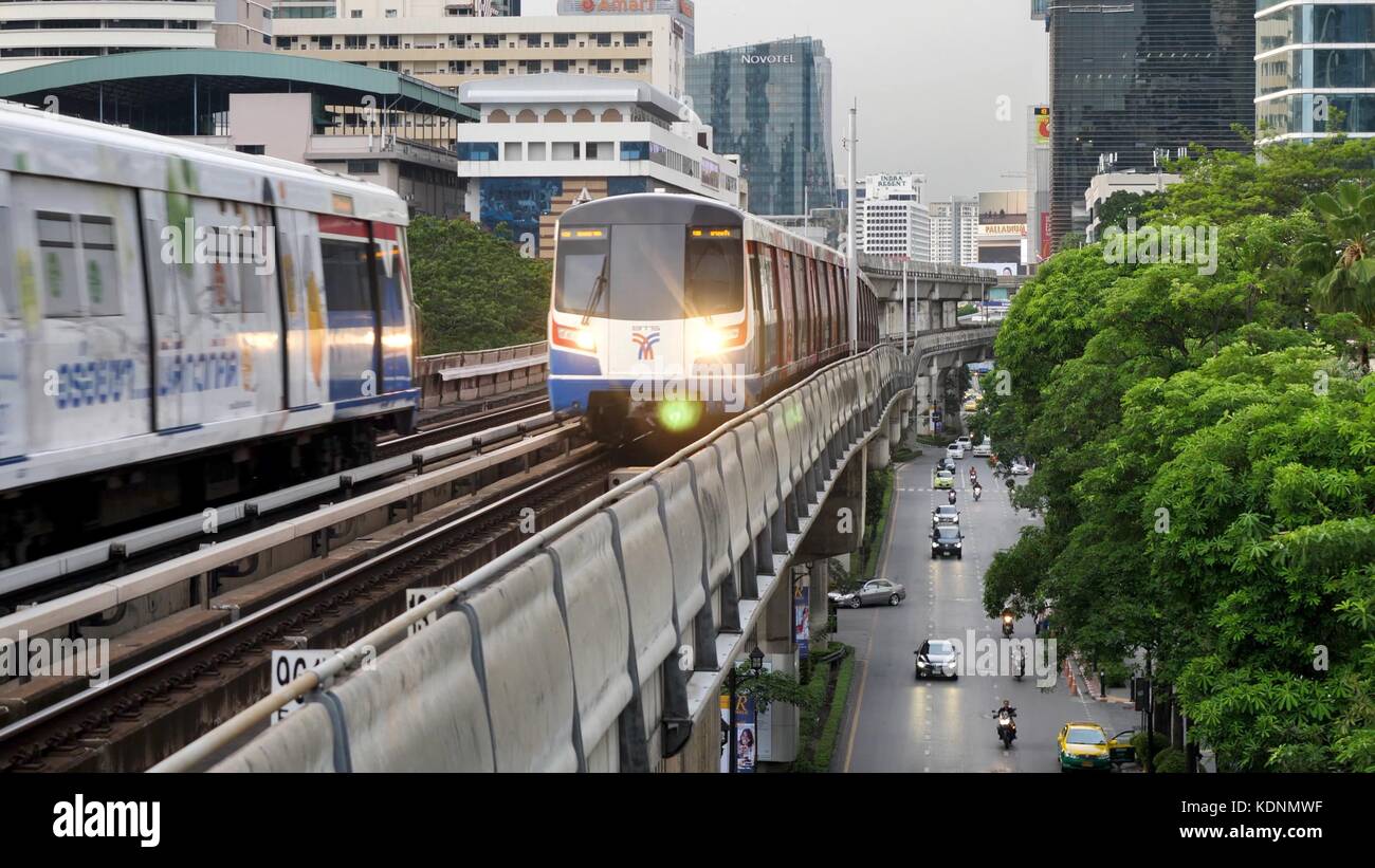 Bangkok, Thailand - June 8, 2017: The Bangkok Mass Transit System, BTS ...