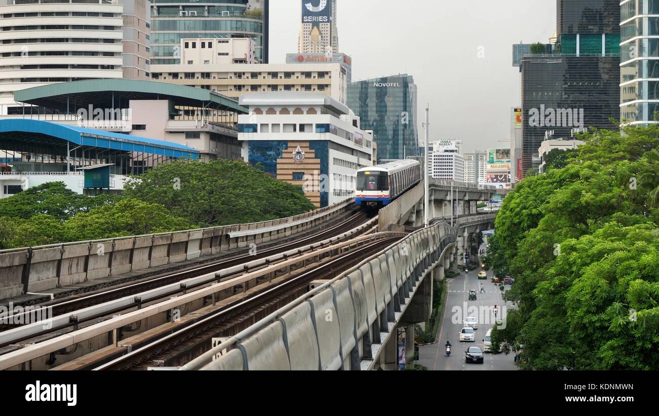 Bangkok, Thailand - June 8, 2017: The Bangkok Mass Transit System, BTS ...