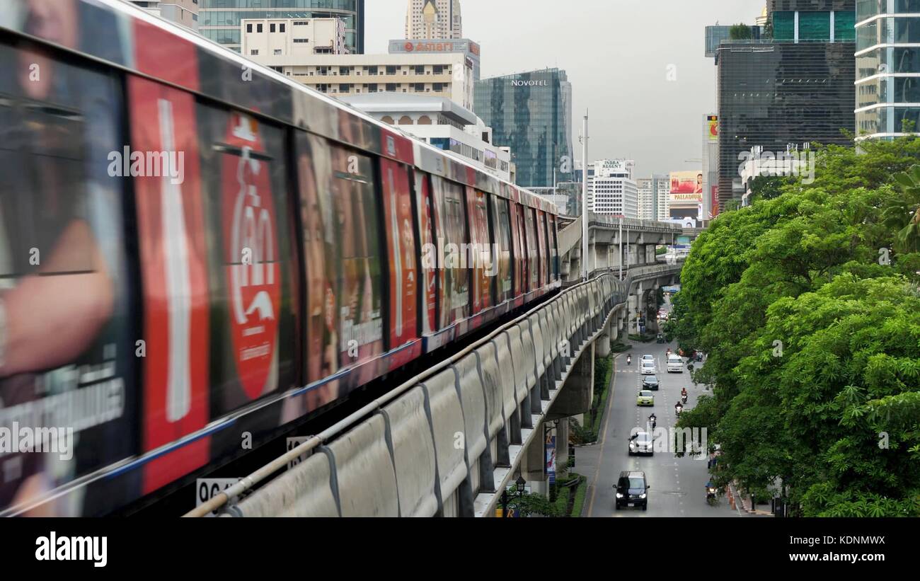 Bangkok, Thailand - June 8, 2017: The Bangkok Mass Transit System, BTS ...