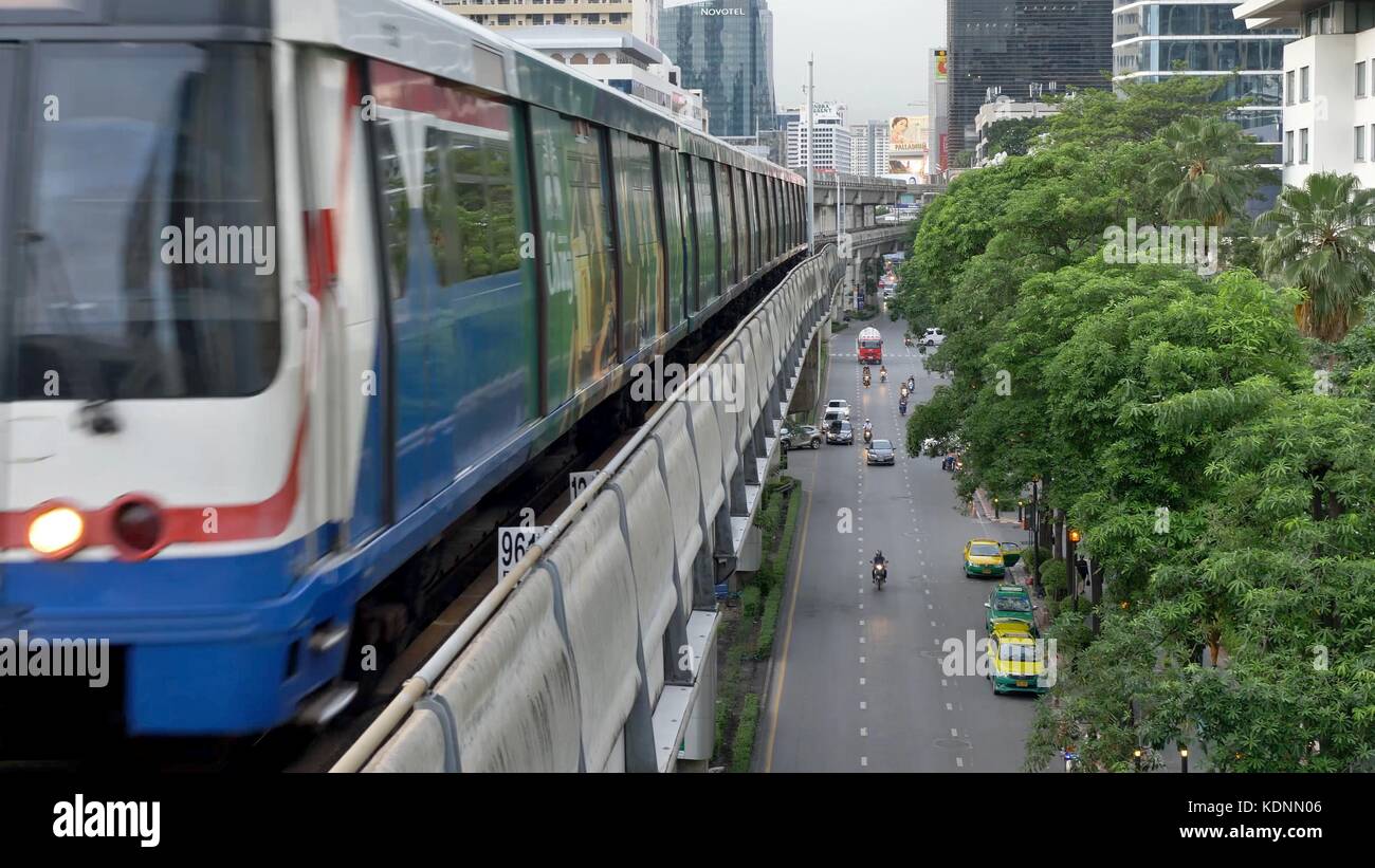 Bangkok, Thailand - June 8, 2017: The Bangkok Mass Transit System, BTS ...