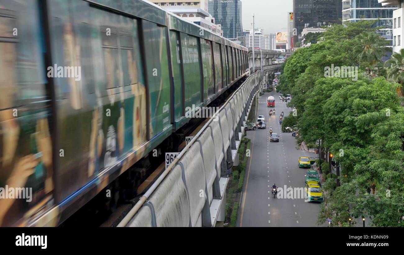 Bangkok, Thailand - June 8, 2017: The Bangkok Mass Transit System, BTS ...