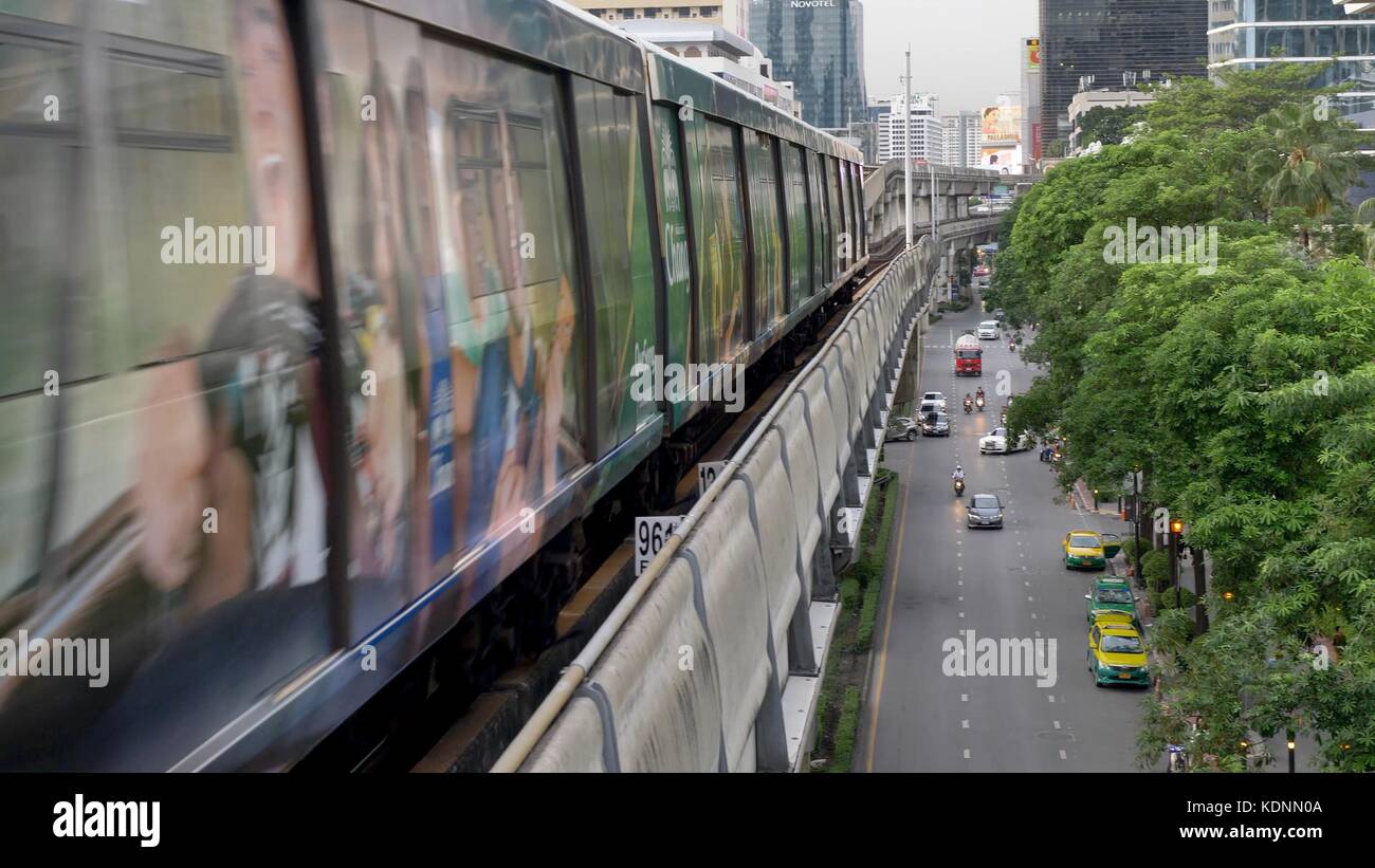 Bangkok, Thailand - June 8, 2017: The Bangkok Mass Transit System, BTS ...