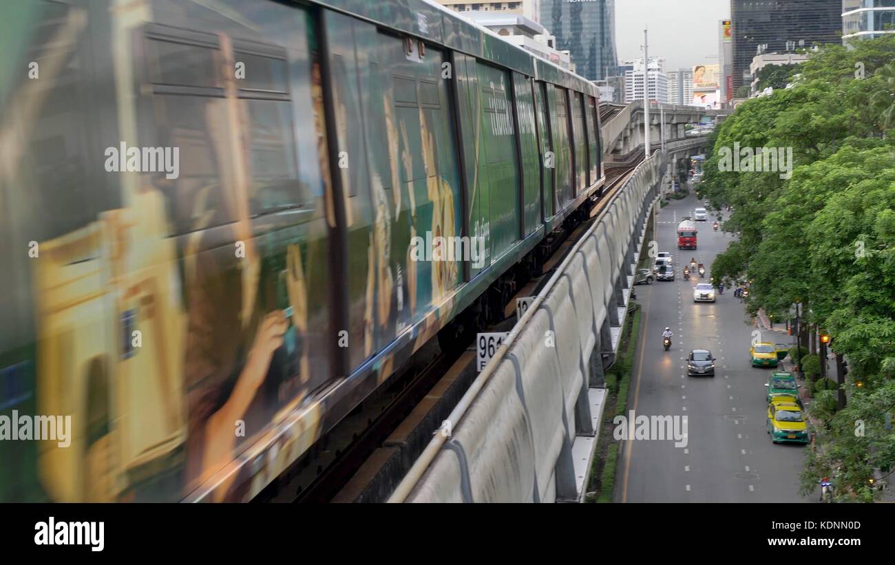 Bangkok, Thailand - June 8, 2017: The Bangkok Mass Transit System, BTS ...