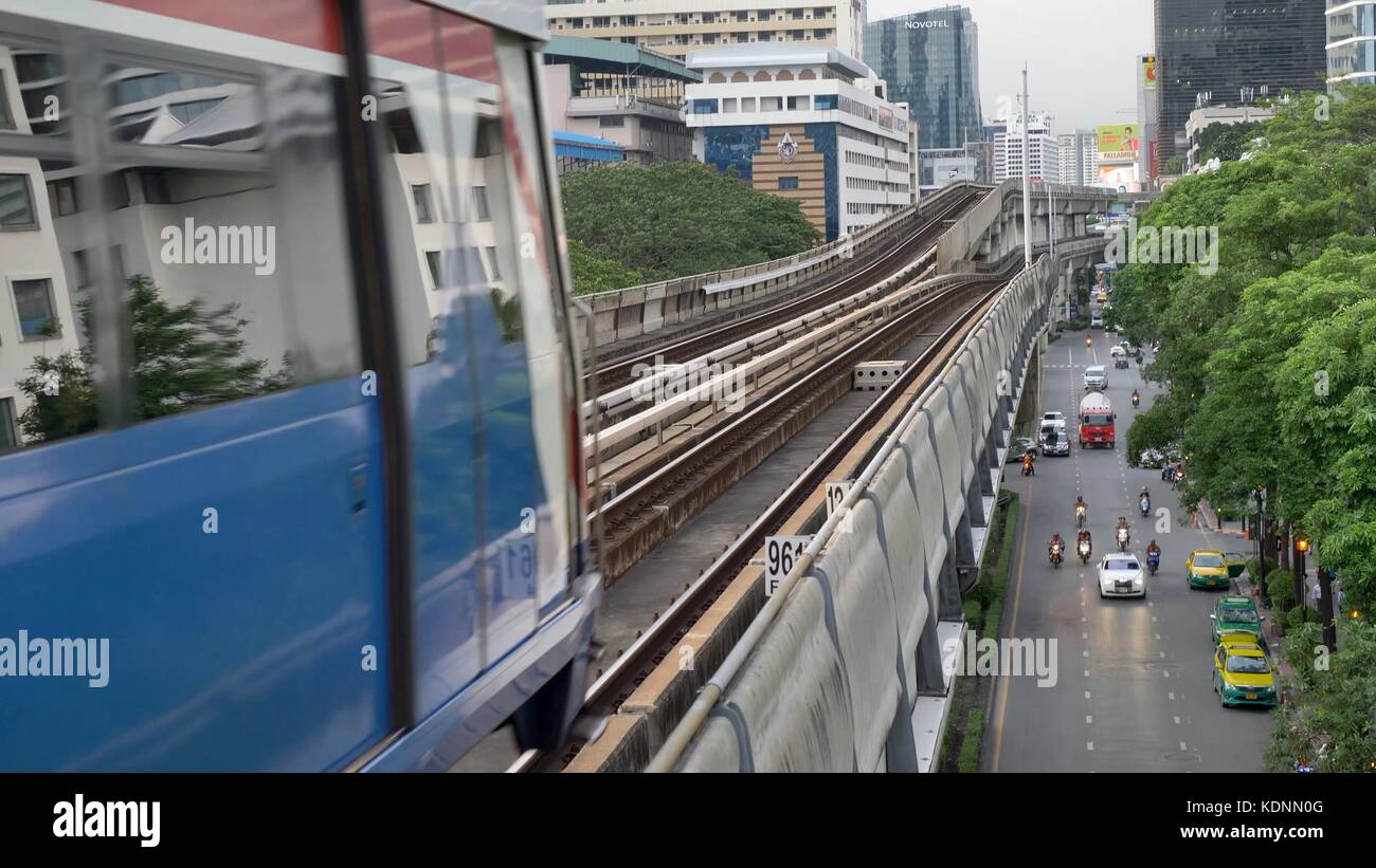 Bangkok, Thailand - June 8, 2017: The Bangkok Mass Transit System, BTS ...