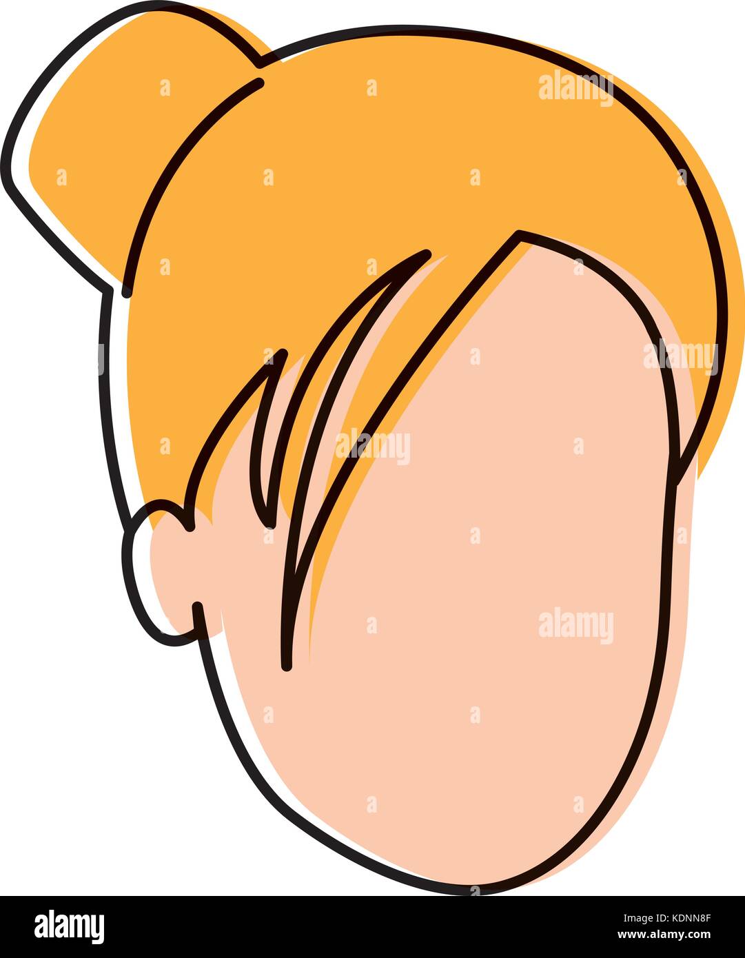beautiful woman head avatar character Stock Vector Image & Art - Alamy