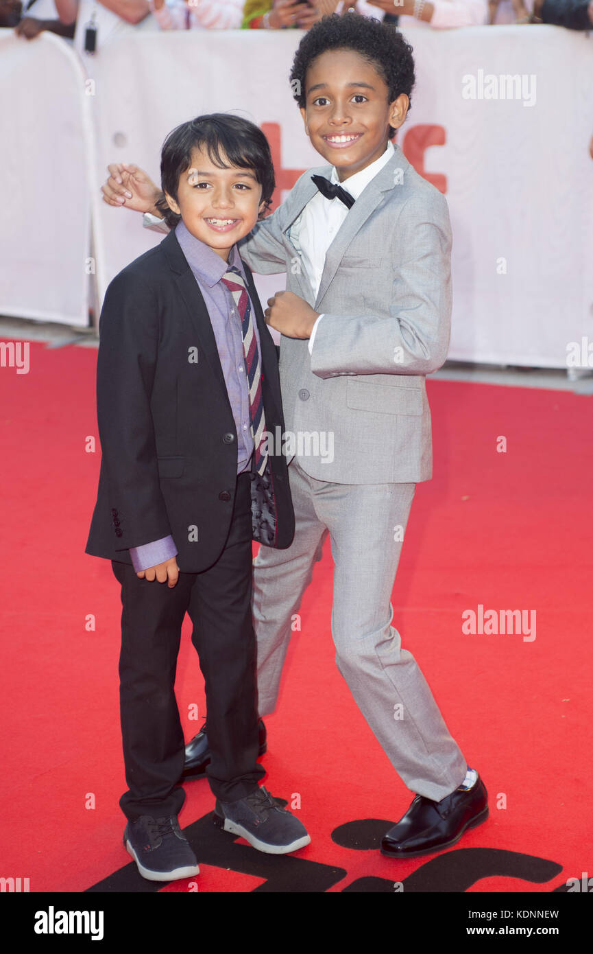 Directors and actors attend a premiere for 'Kings' at the 42nd Toronto ...