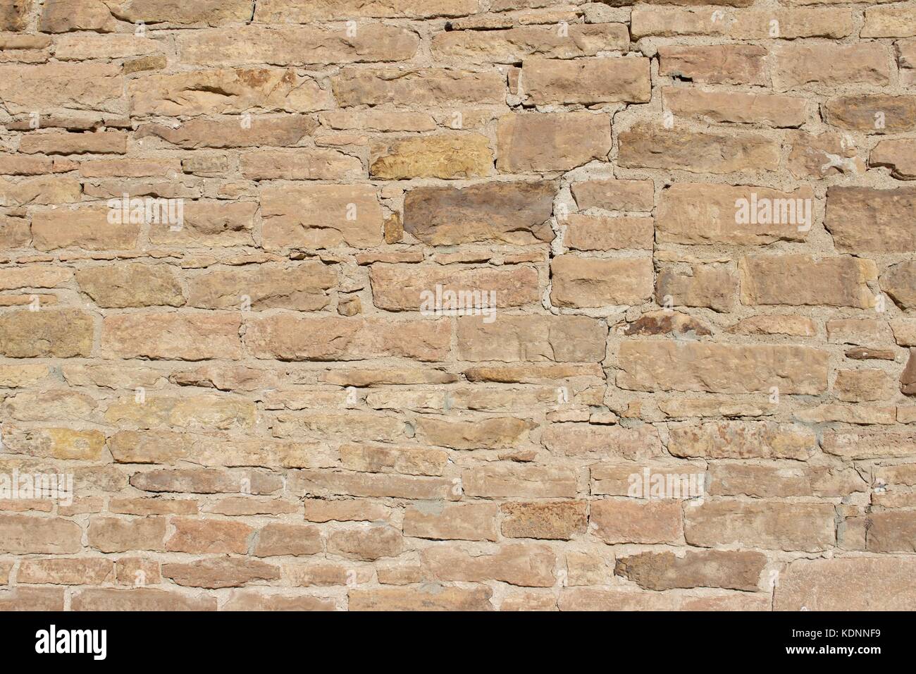 Old Light Colored Stone Brick Wall Background Stock Photo - Alamy