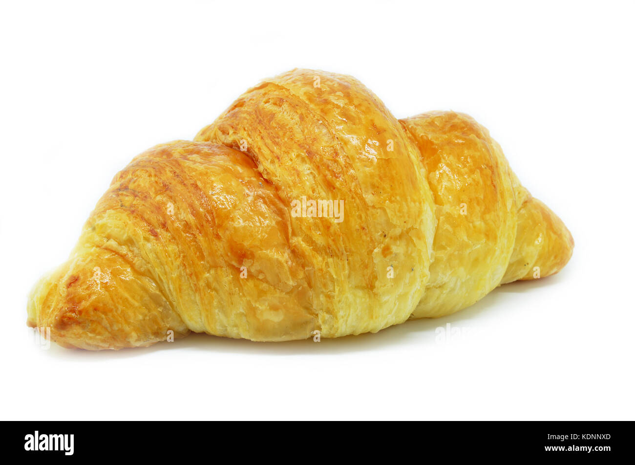 Fresh Croissant isolated on white background. Croissant is a French ...