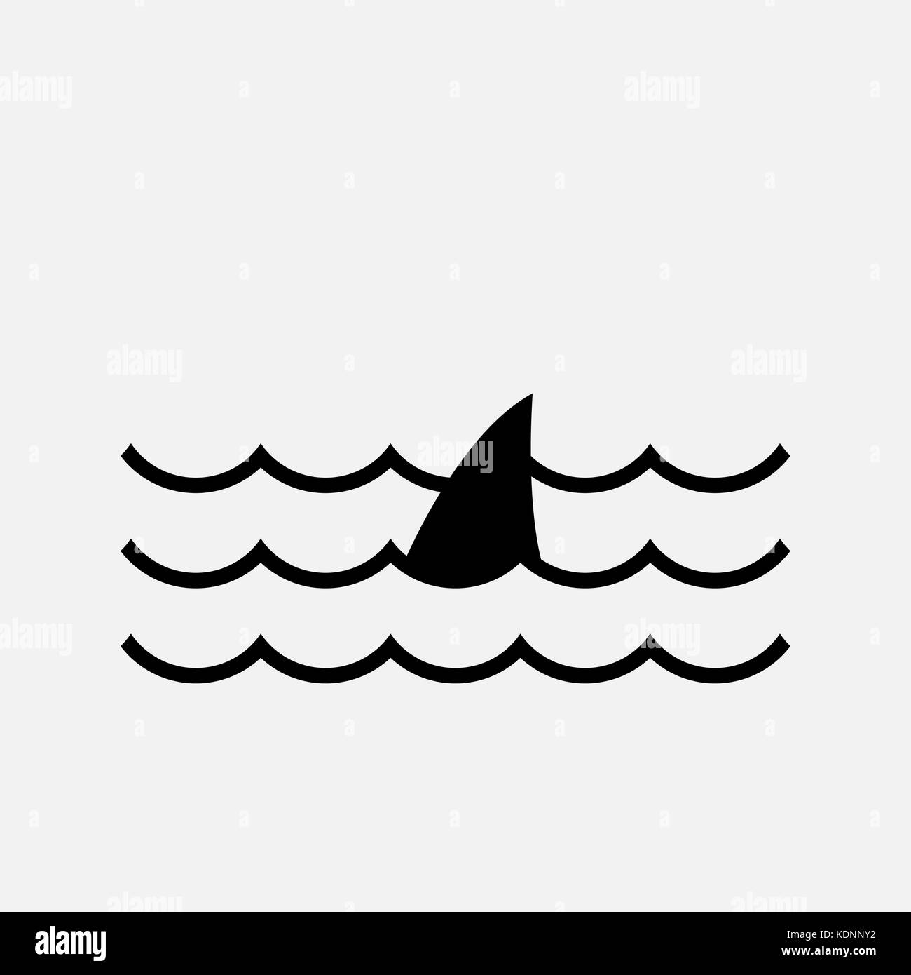 Stylized shark hi-res stock photography and images - Alamy