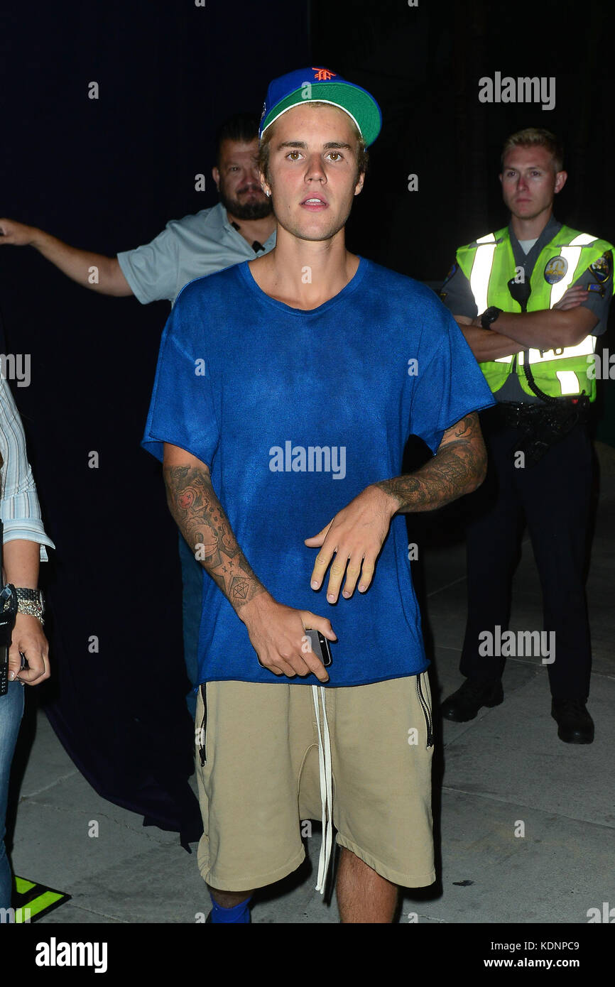 Justin Bieber leaves Church service in Givenchy sandals Featuring ...