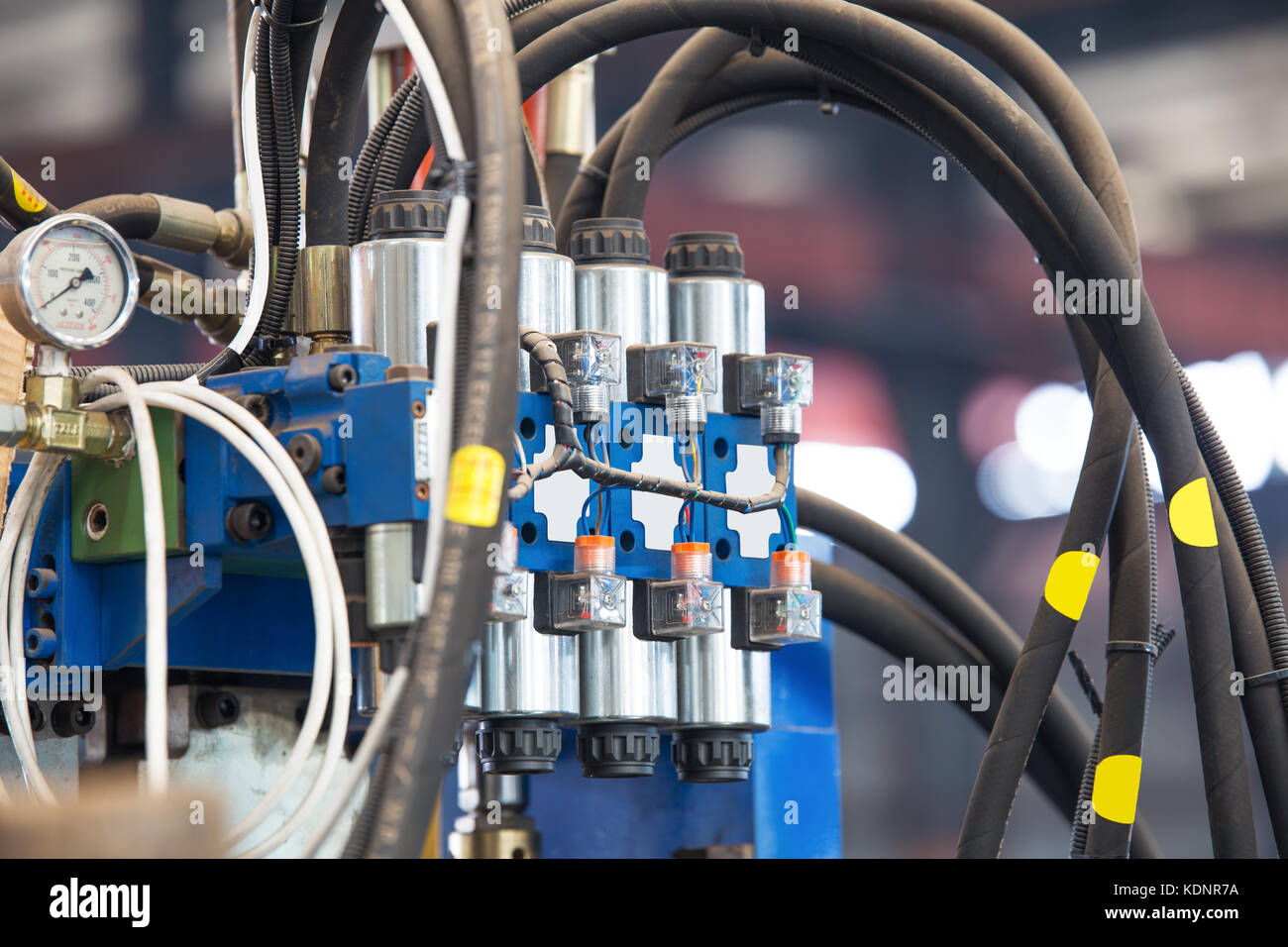 Workshop,Large steel processing plant Stock Photo - Alamy