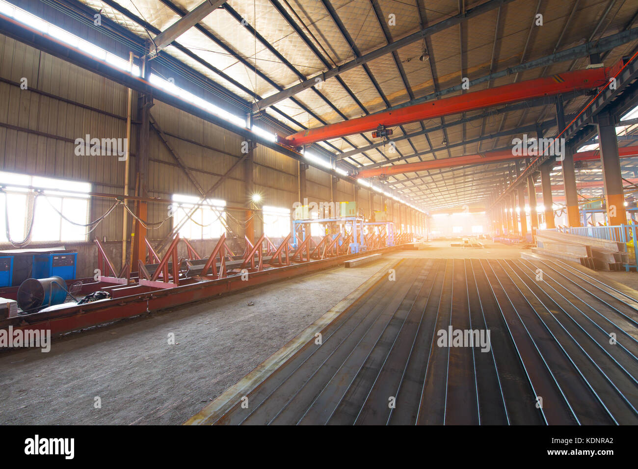 Large steel processing plant Stock Photo - Alamy