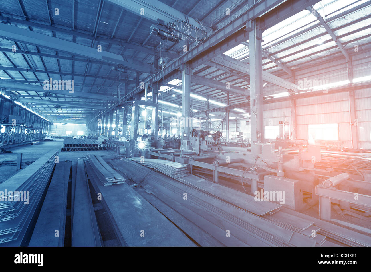 Large steel processing plant Stock Photo - Alamy