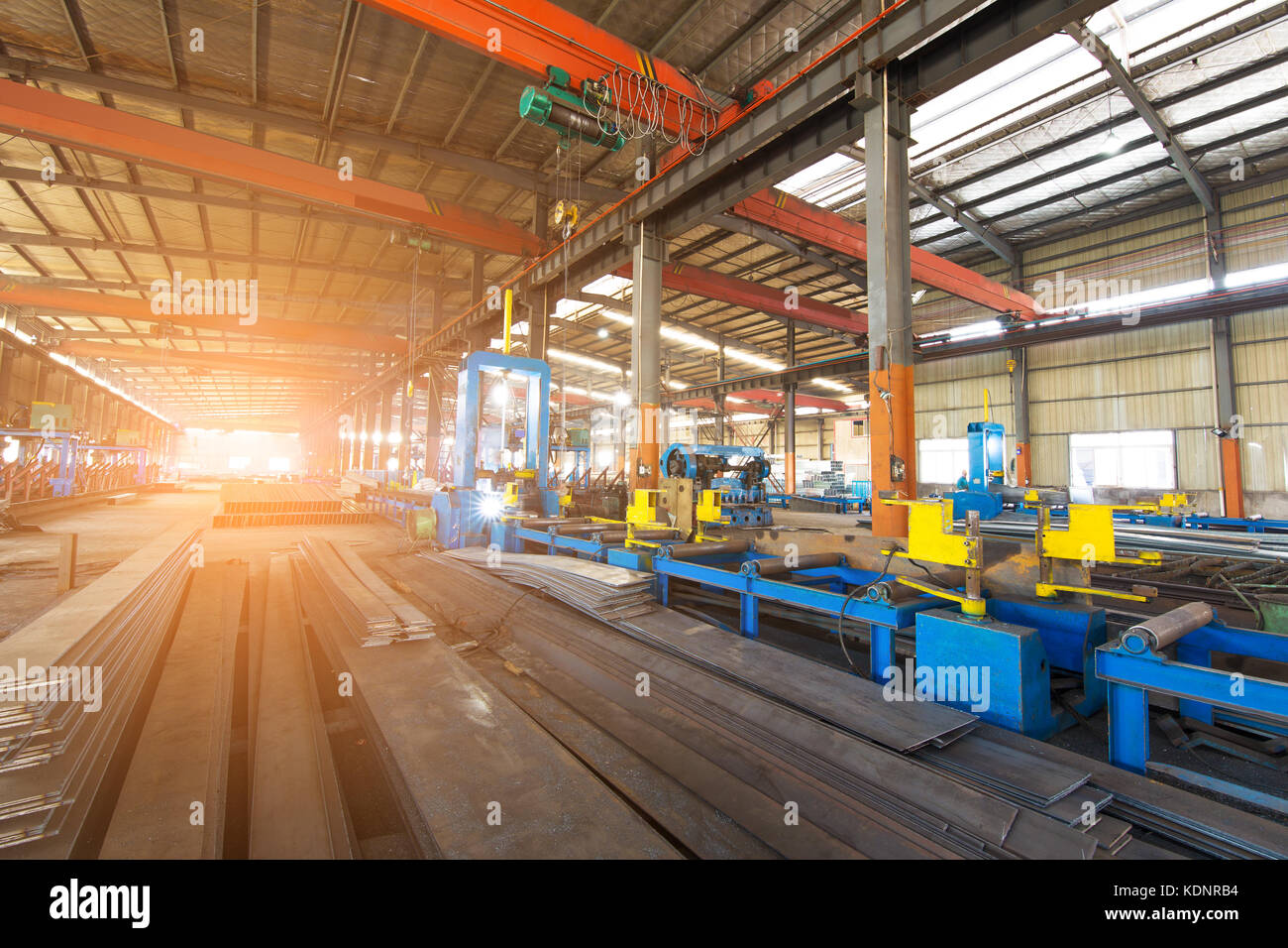 Large steel processing plant Stock Photo - Alamy