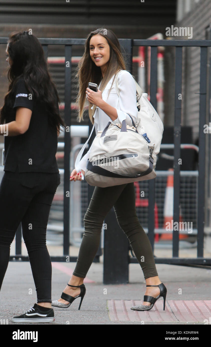 Emily Andre outside ITV Studios Featuring: Emily Andre, Emily MacDonagh ...