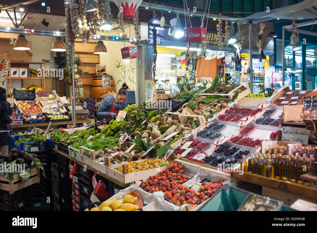 Florence Mercato Centrale Stock Photo - Alamy