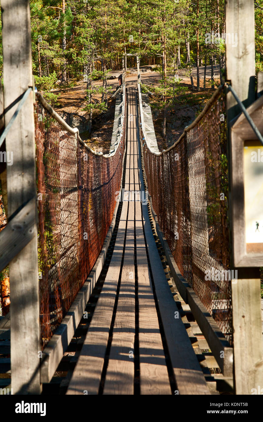 Hanging rope bridge hi-res stock photography and images - Alamy