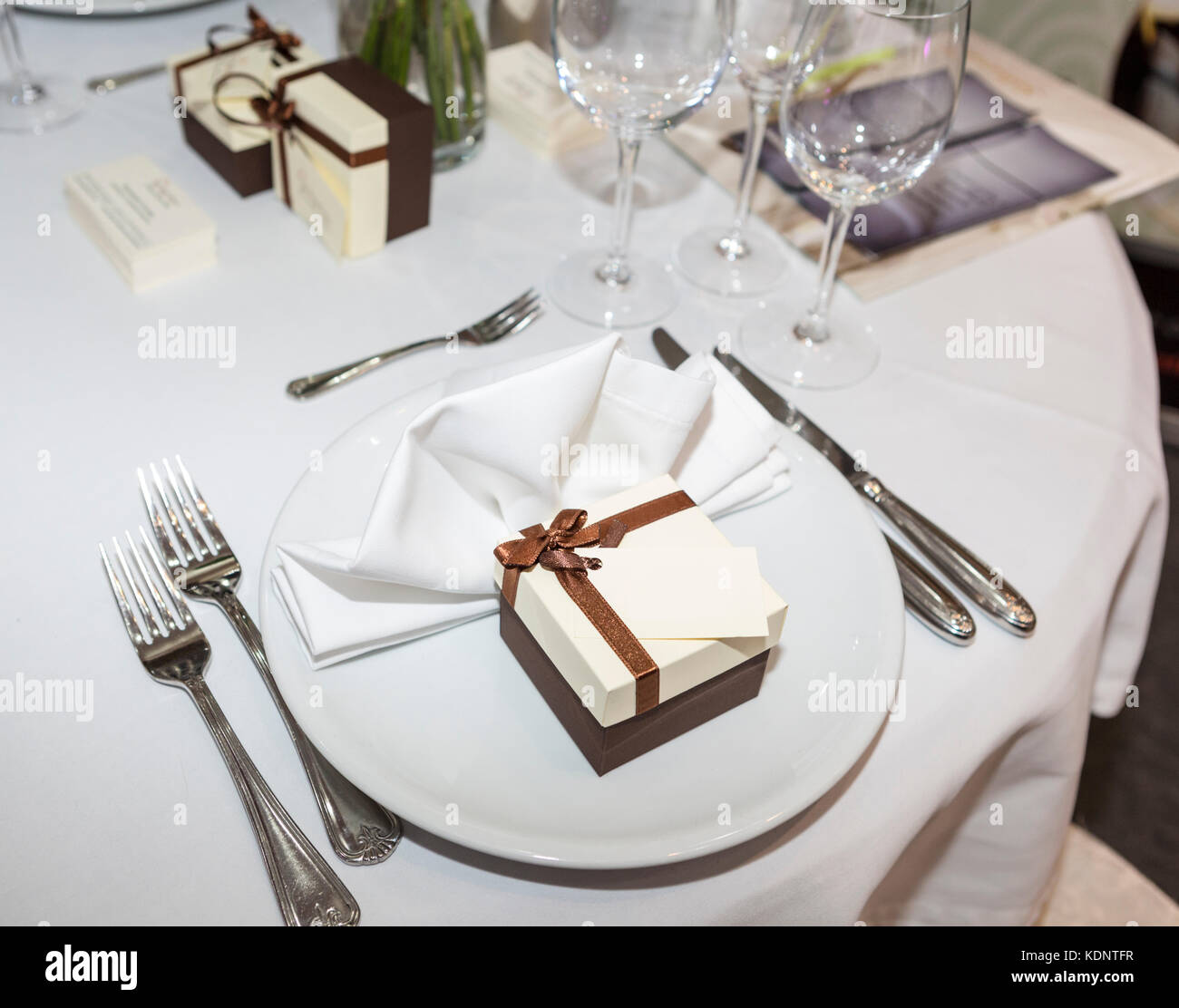 table setting and dish Stock Photo - Alamy