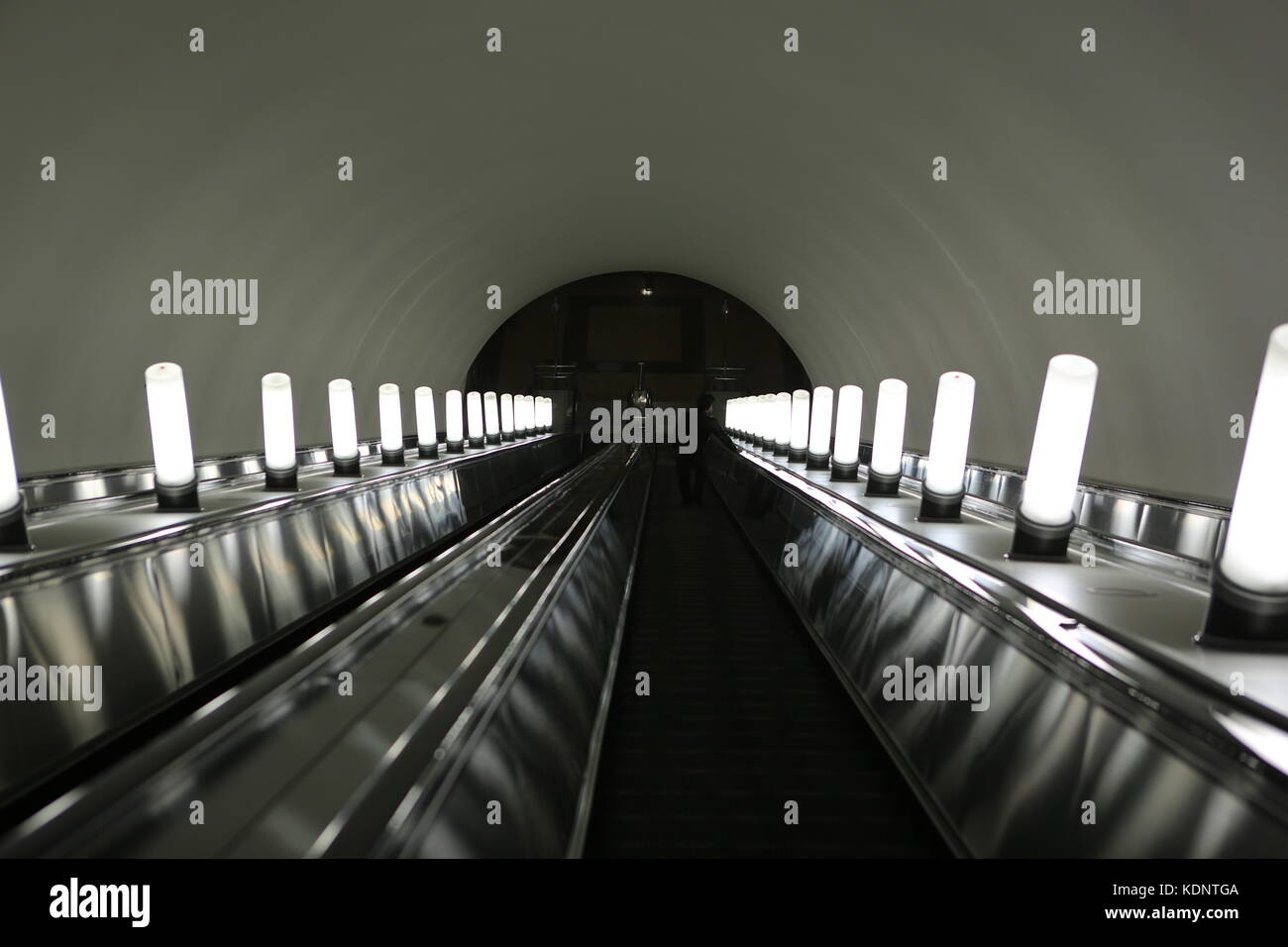 Modern walkway interior Stock Photo - Alamy