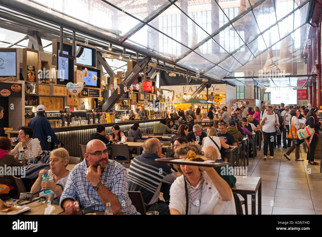 Florence Mercato Centrale Stock Photo - Alamy