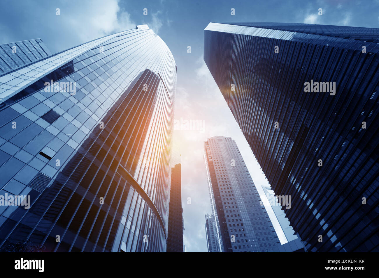 Modern building from low angle view Stock Photo - Alamy