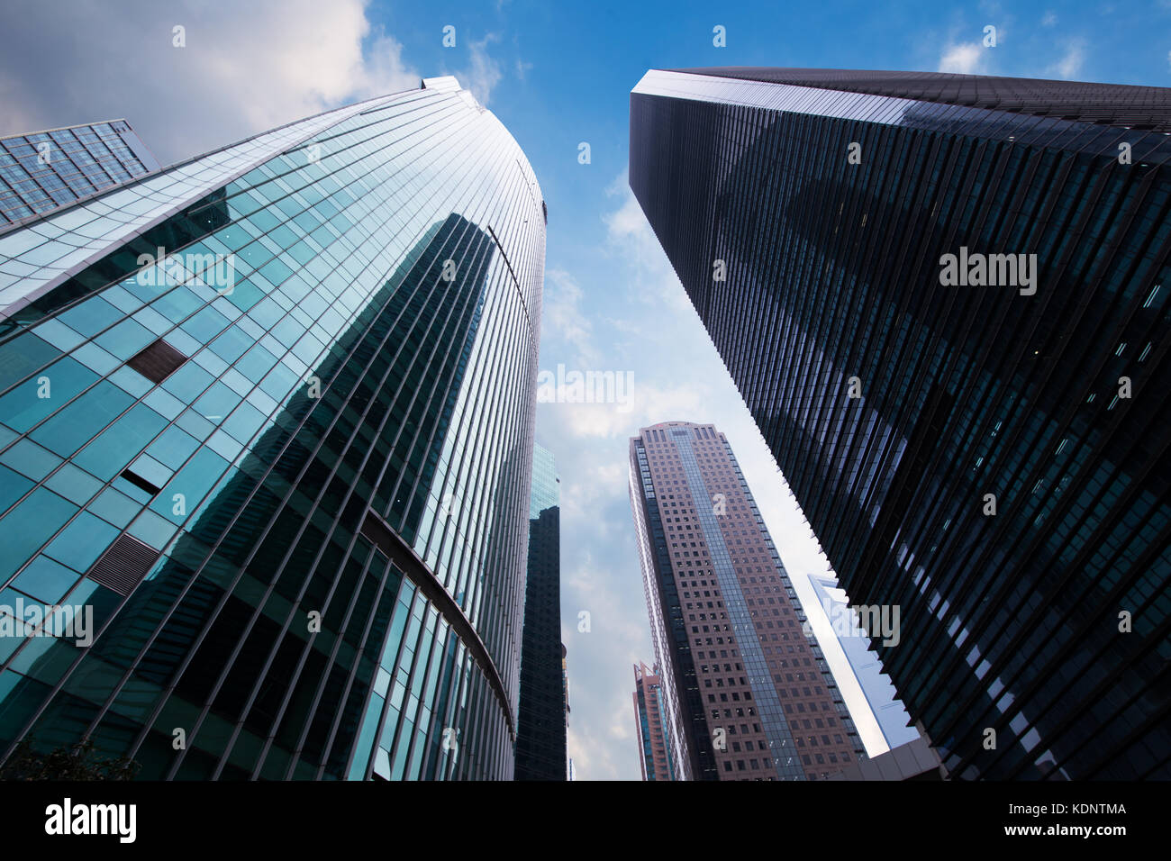 Modern building from low angle view Stock Photo - Alamy