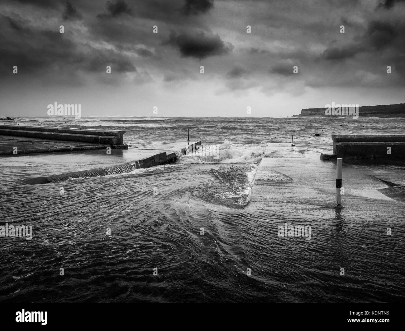 Rising sea level in Malta Stock Photo - Alamy