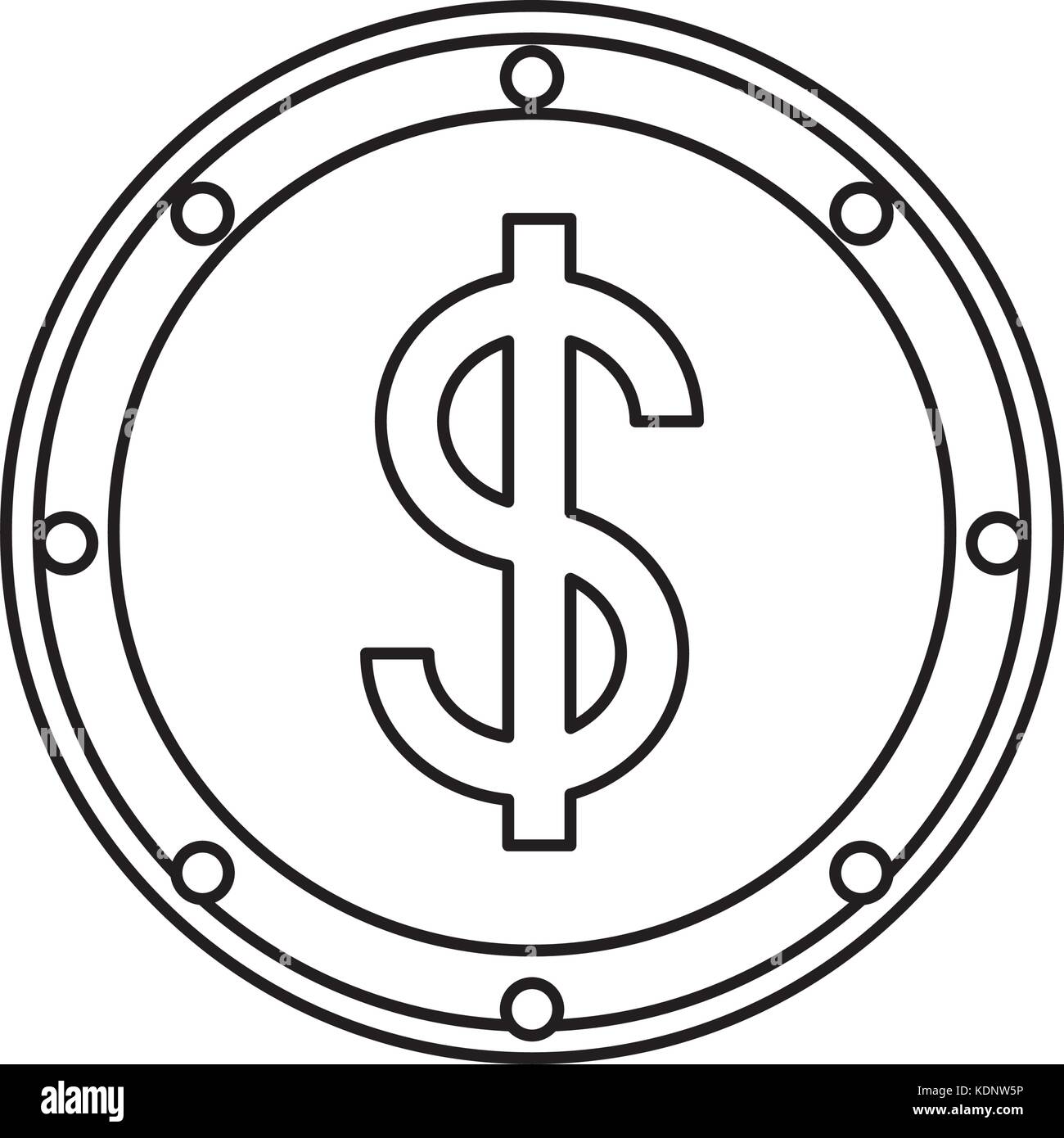 coin vector illustration Stock Vector Image & Art - Alamy