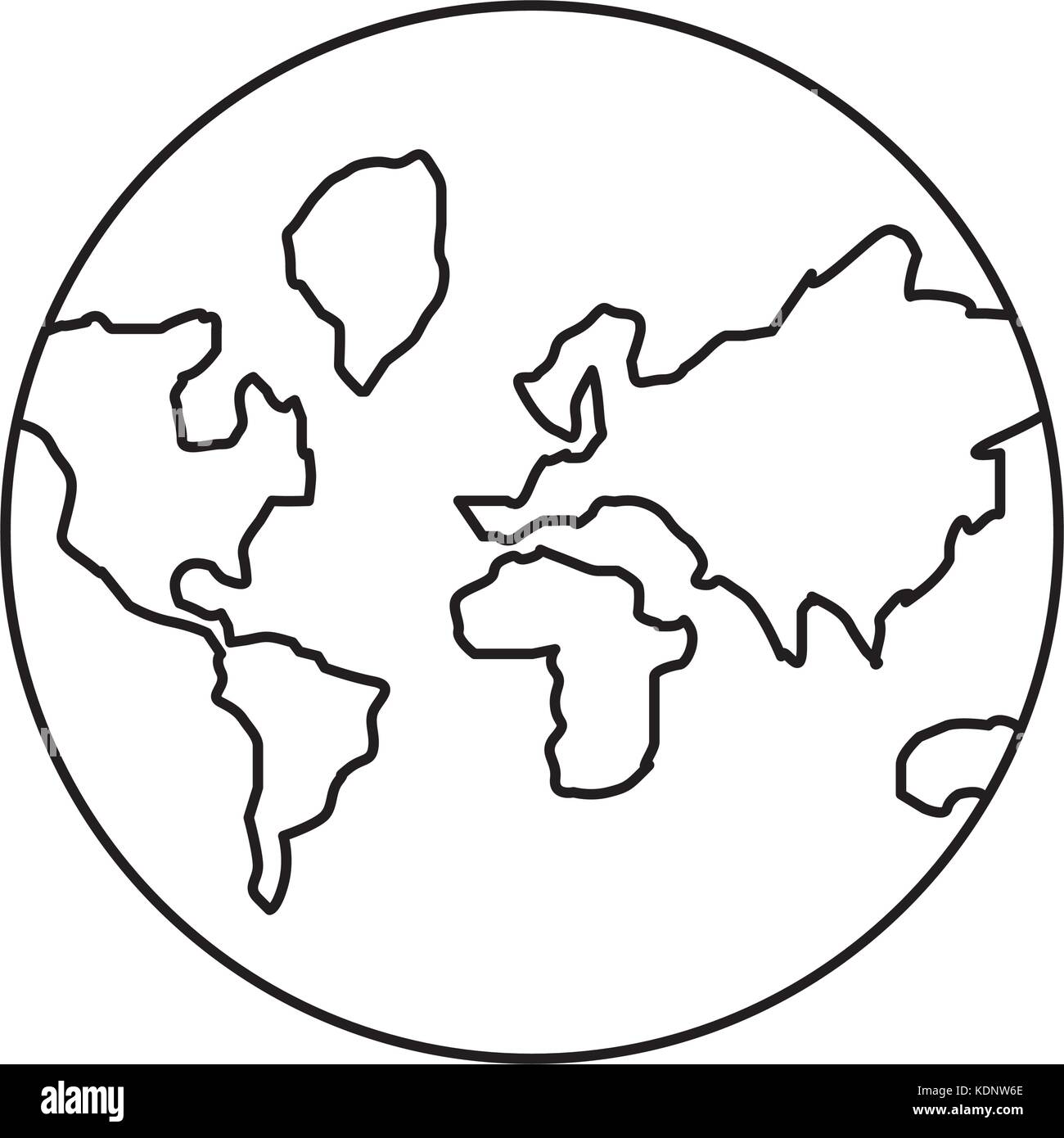 global planet vector illustration Stock Vector Image & Art - Alamy