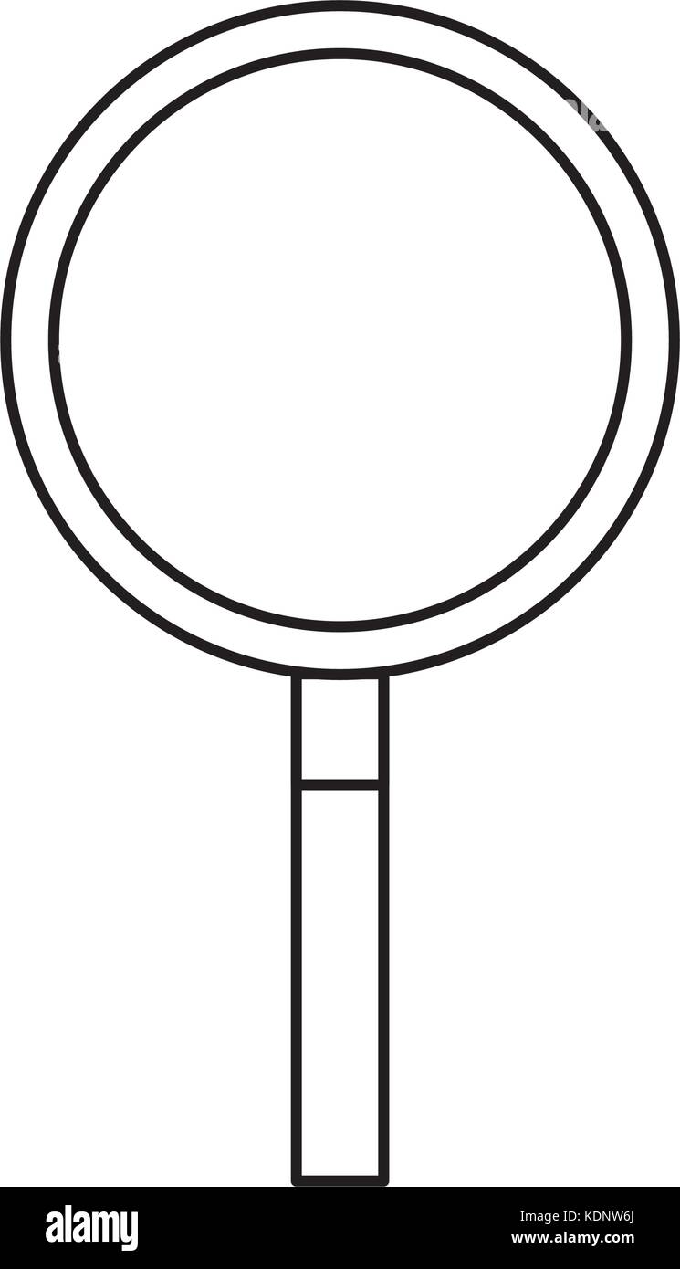 magnifying glass vector illustration Stock Vector Image & Art - Alamy