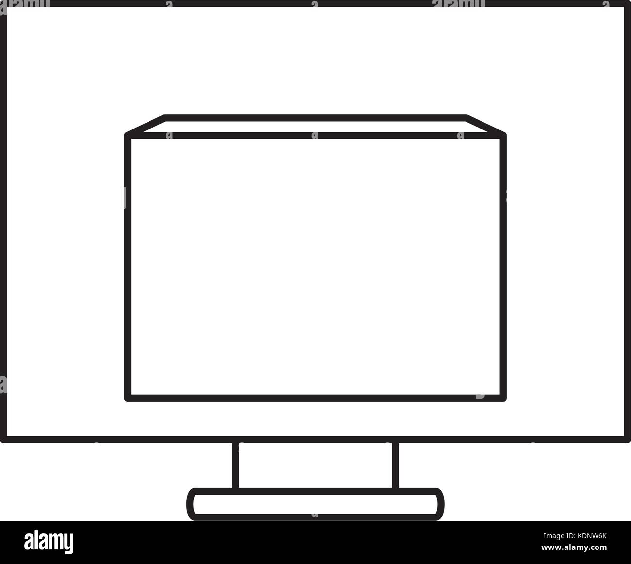 screen vector illustration Stock Vector Image & Art - Alamy
