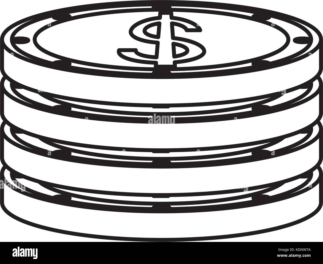 coins vector illustration Stock Vector Image & Art - Alamy