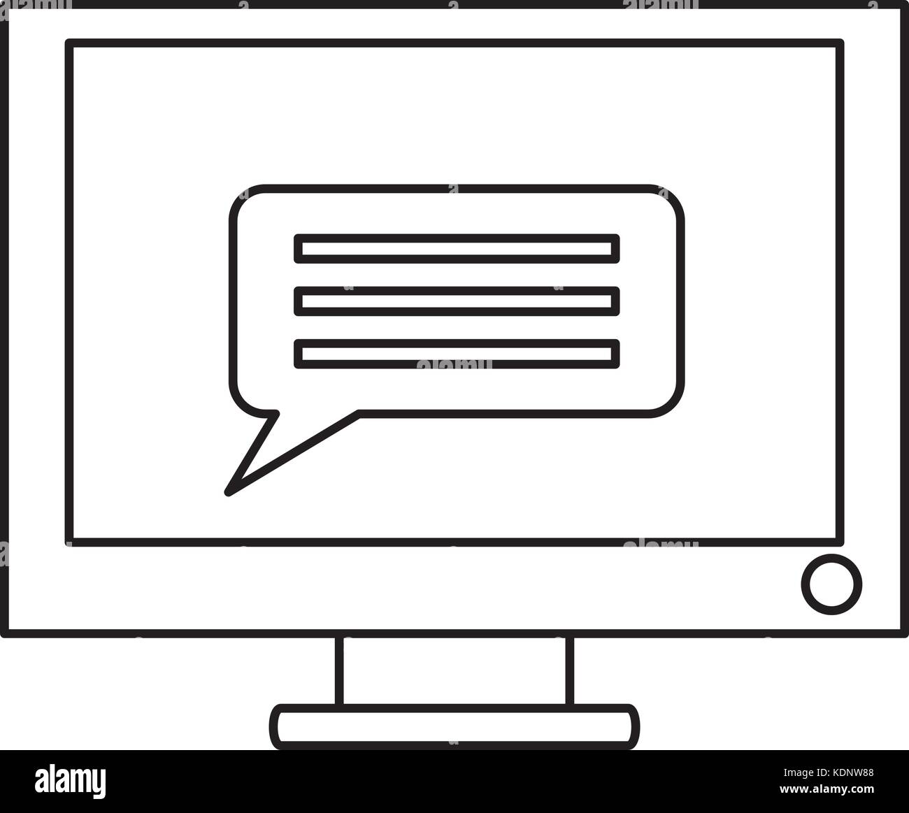 screen vector illustration Stock Vector Image & Art - Alamy