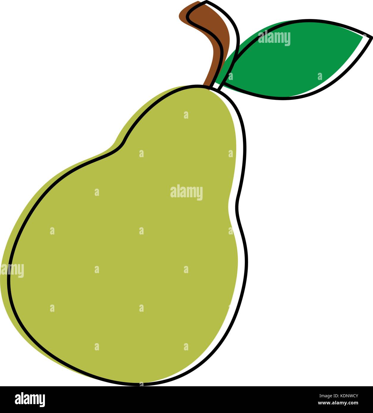 pear fresh fruit icon Stock Vector Image & Art - Alamy