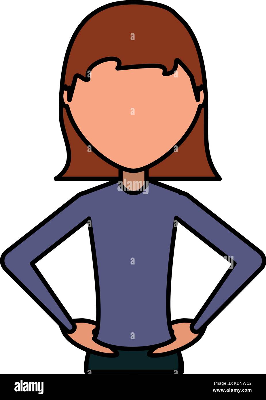woman vector illustration Stock Vector Image & Art - Alamy