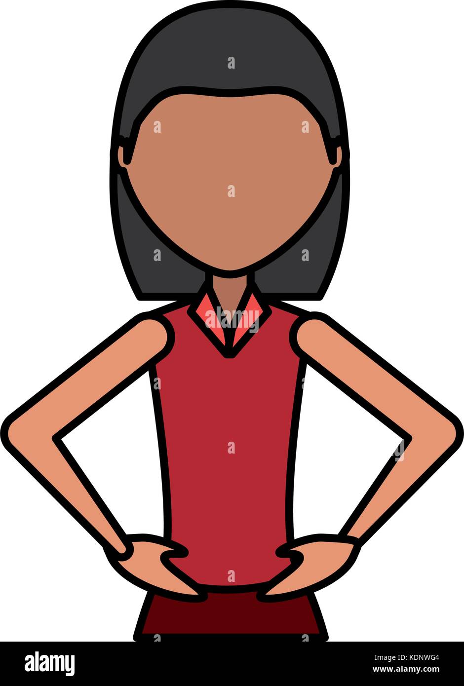 woman vector illustration Stock Vector Image & Art - Alamy