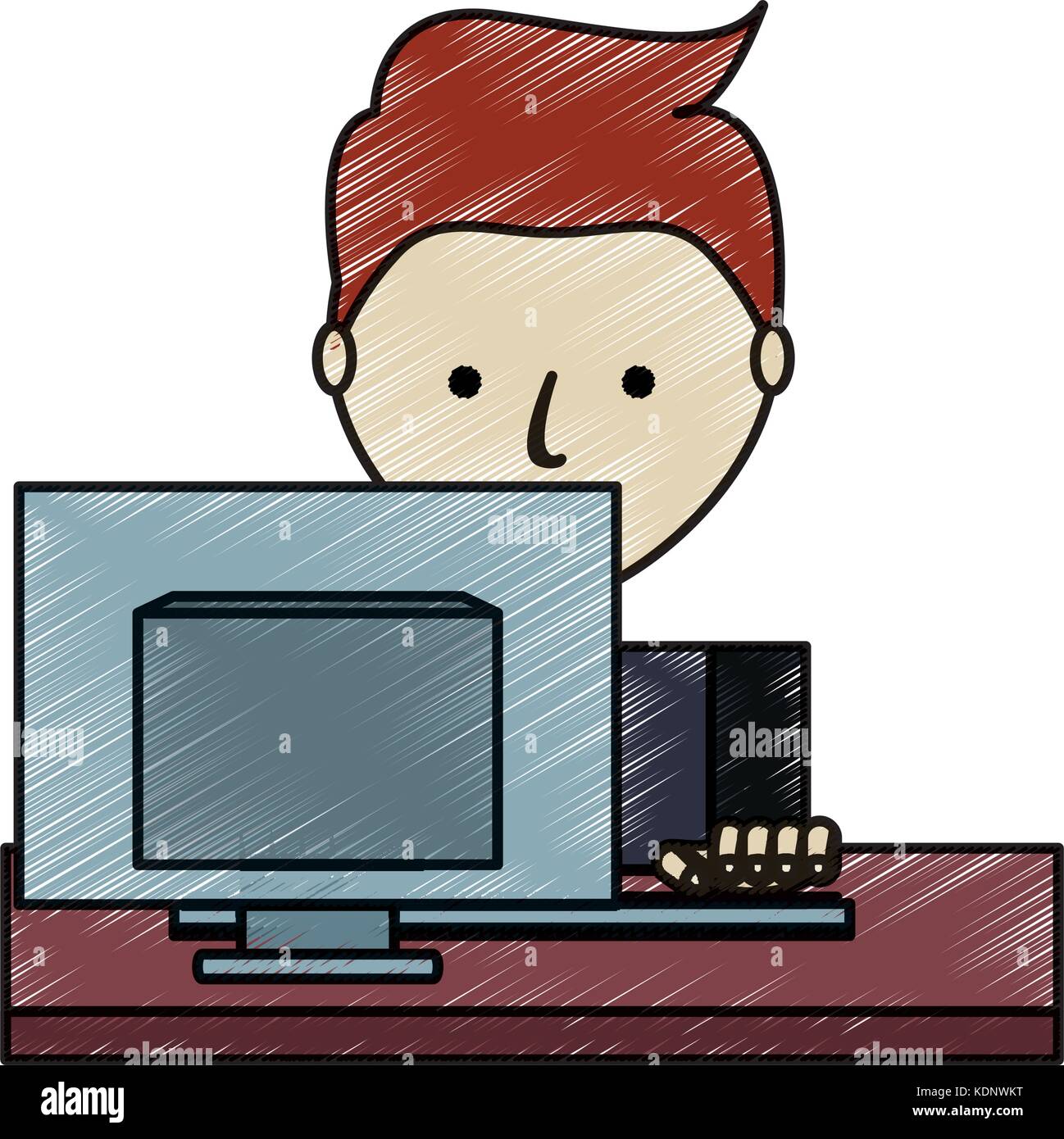 man vector illustration Stock Vector Image & Art - Alamy