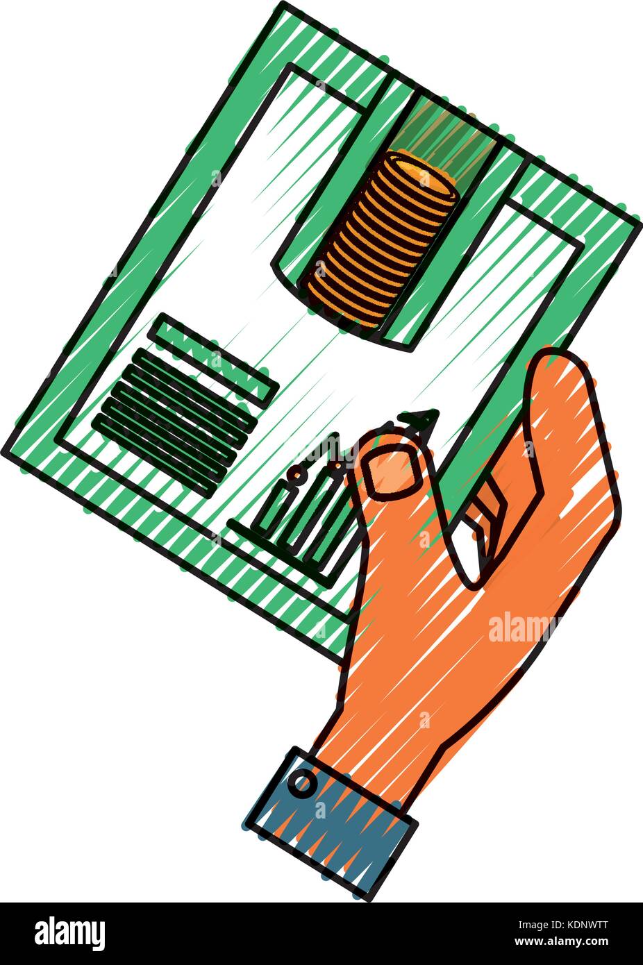 hand doodle vector illustration Stock Vector Image & Art - Alamy