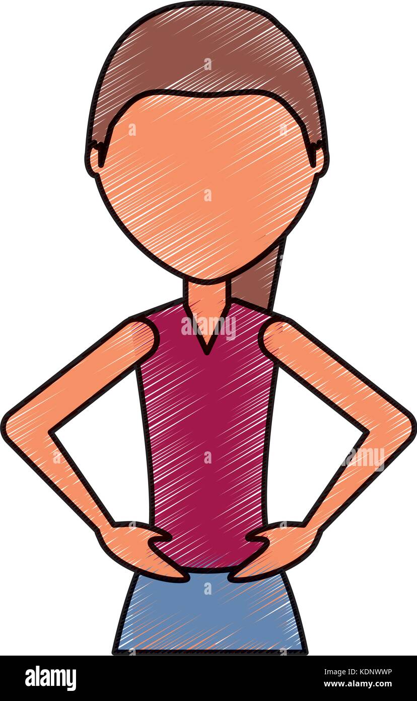 woman vector illustration Stock Vector Image & Art - Alamy