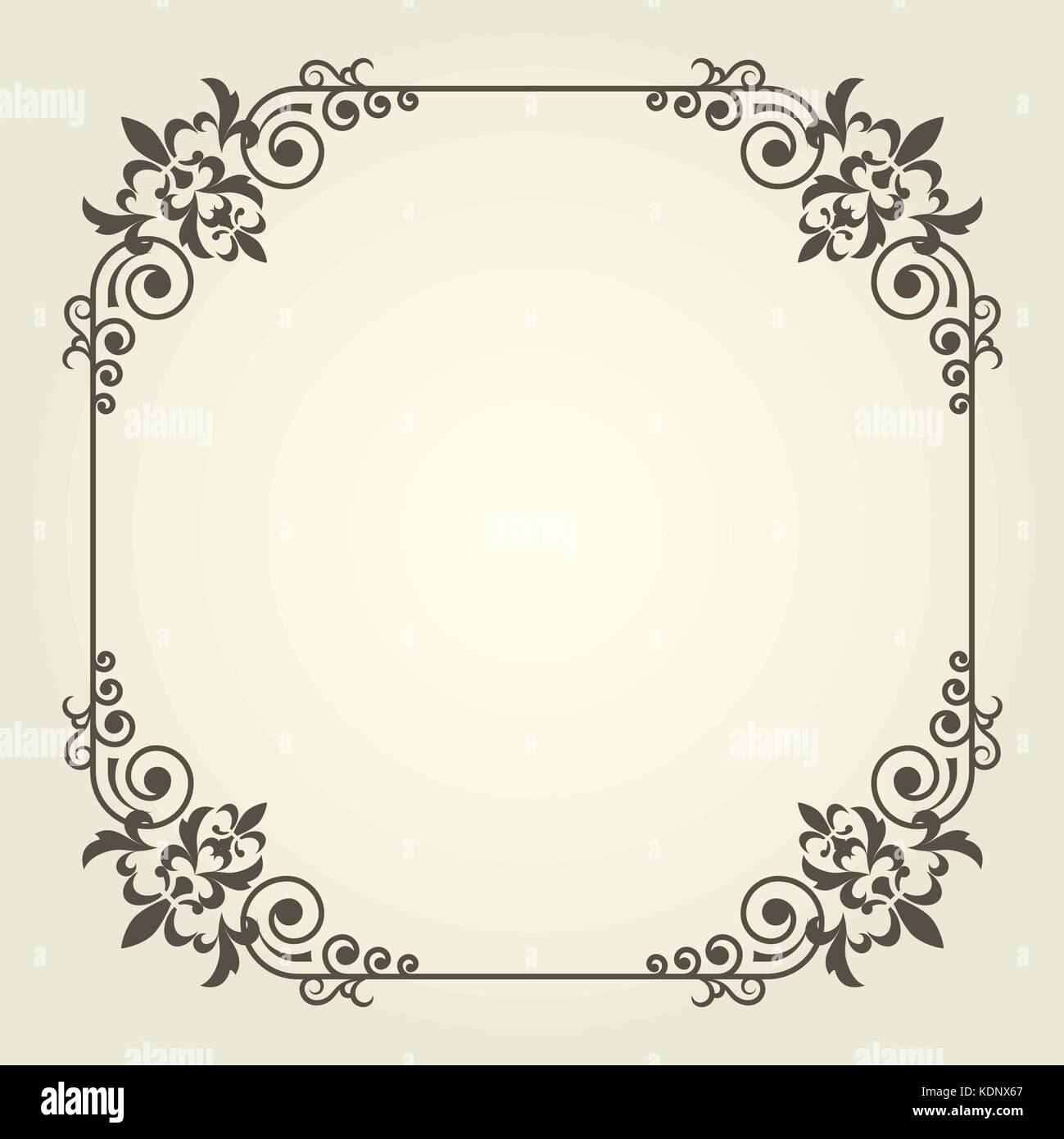 Stylish frame art Stock Vector Images - Alamy