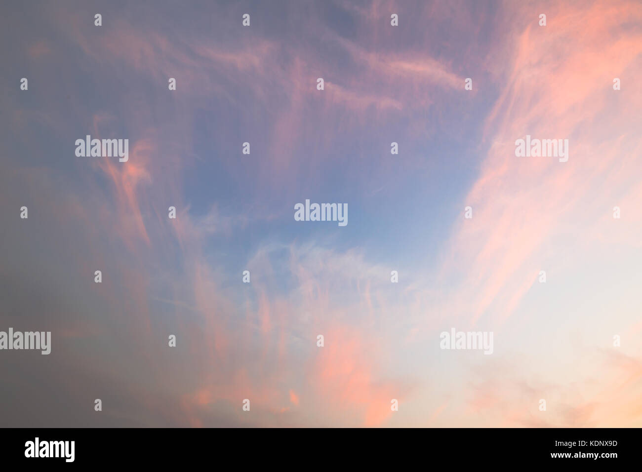 colorful dramatic sky with cloud at sunset Stock Photo - Alamy