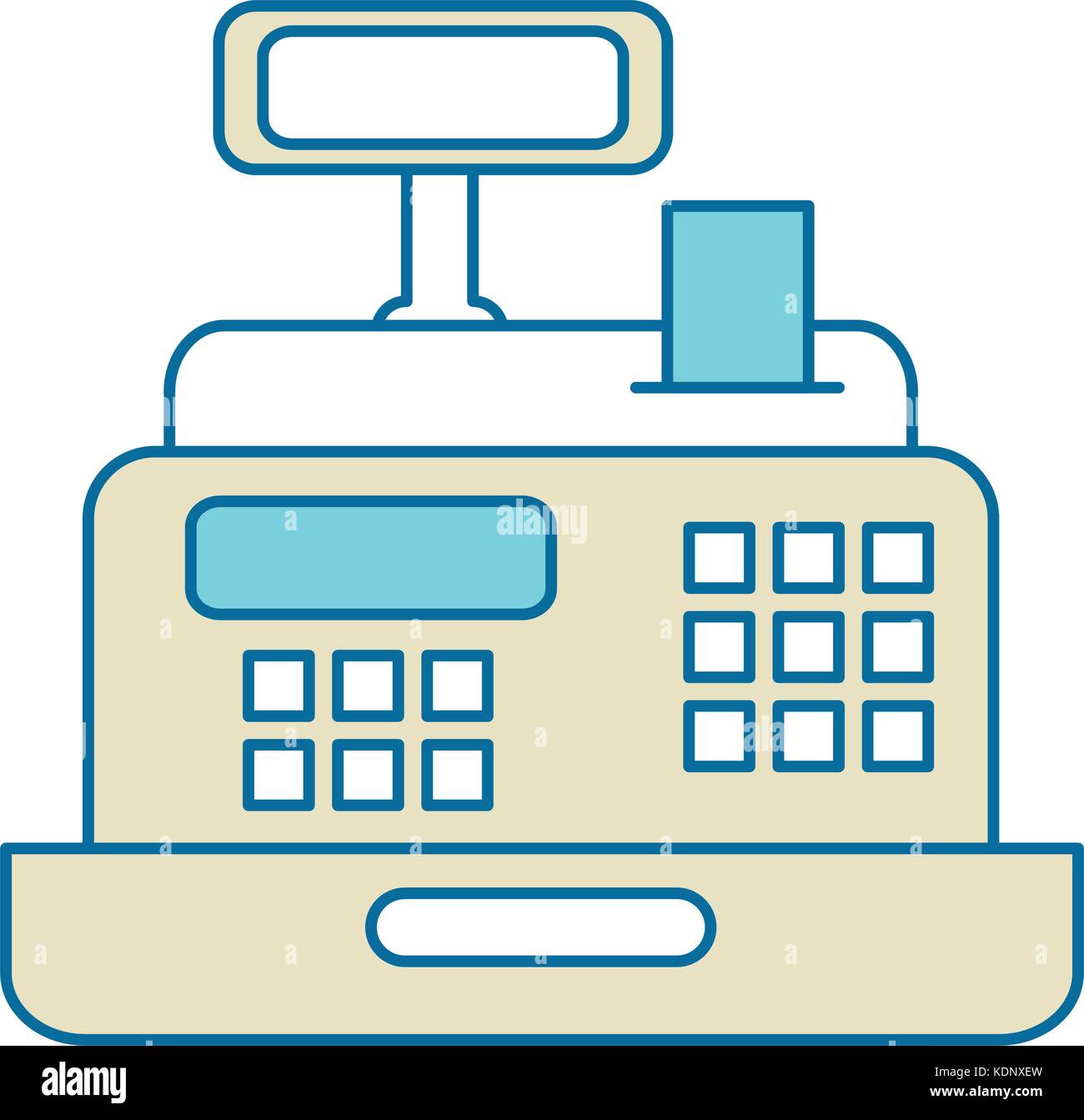 supermarket cash machine icon Stock Vector Image & Art - Alamy