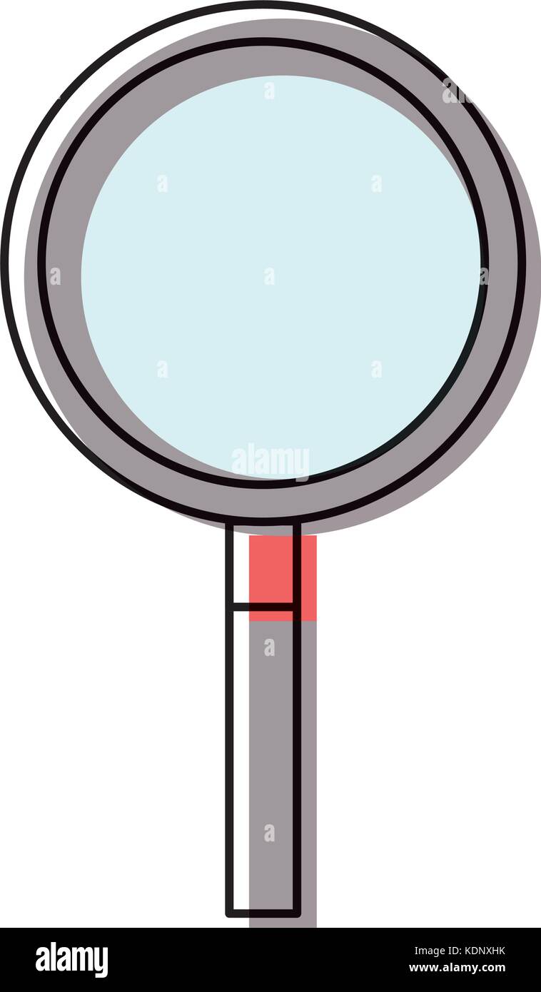 magnifying glass vector illustration Stock Vector Image & Art - Alamy