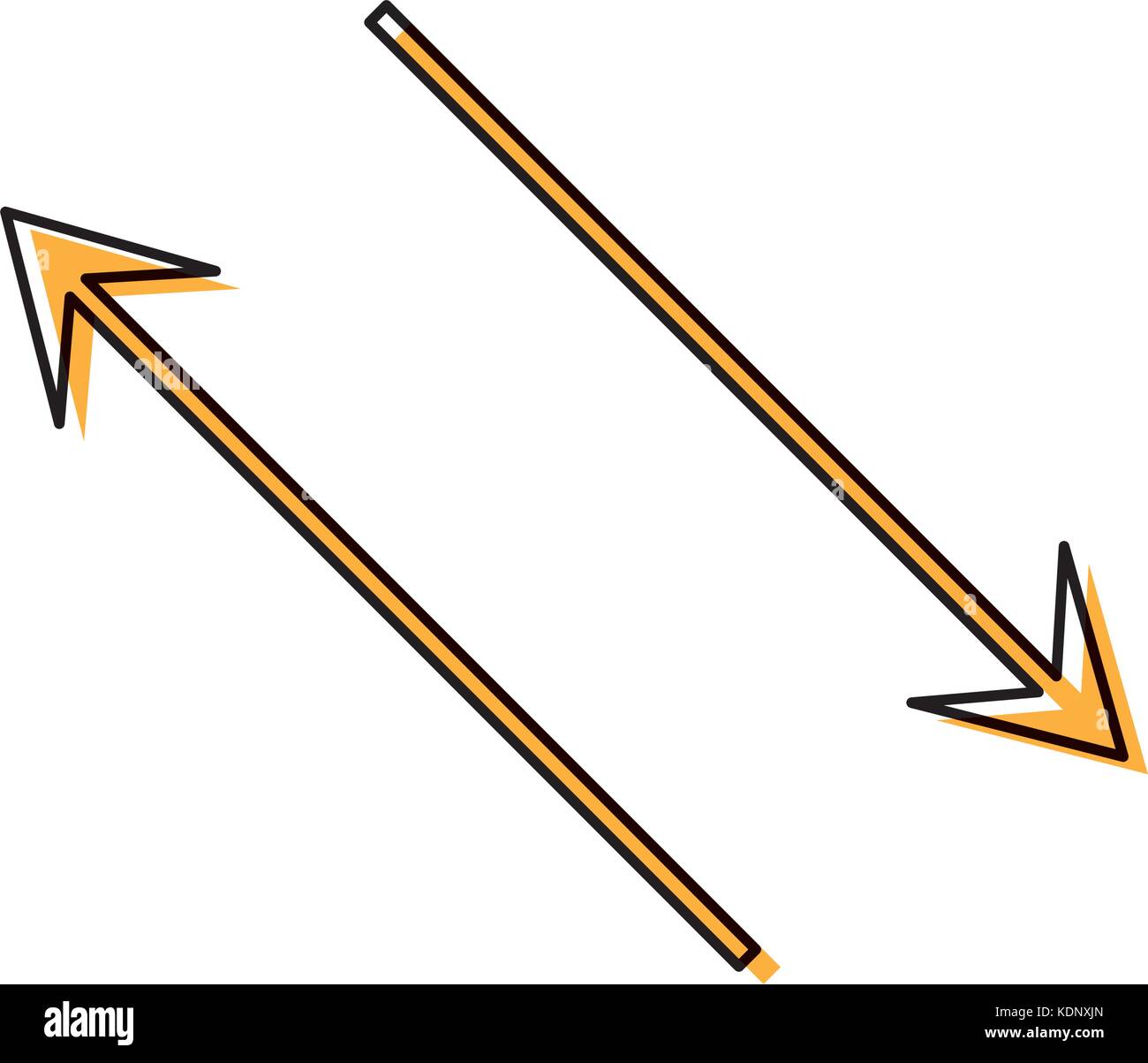 arrow vector illustration Stock Vector Image & Art - Alamy